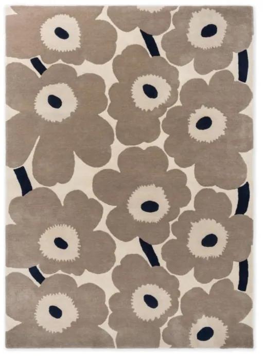Designový vlněný koberec Marimekko Unikko šedý 132211 Brink & Campman Varianta: 170x240