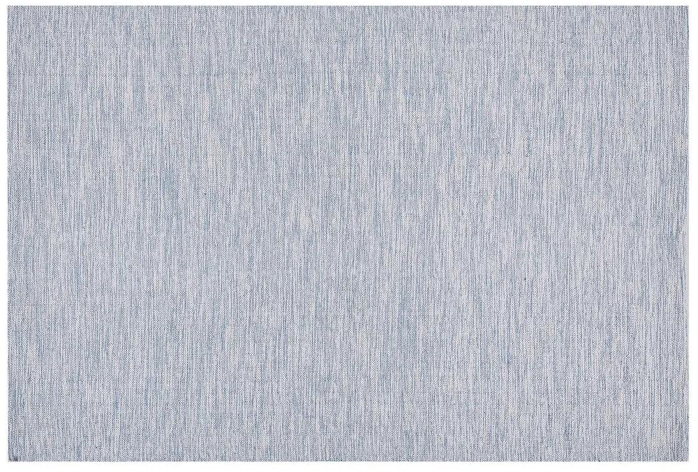 Světle modrý bavlněný koberec 160x230 cm DERINCE Beliani