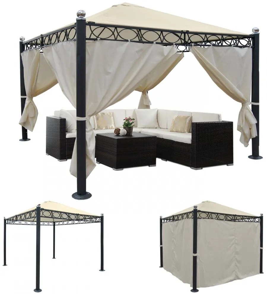 Pergola 3x3 m WH5137 Dekorhome