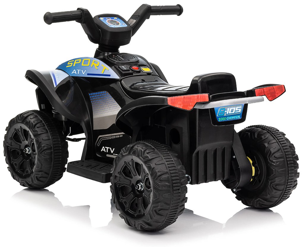 Elektrické autíčko QUAD Kids E-ATV černé