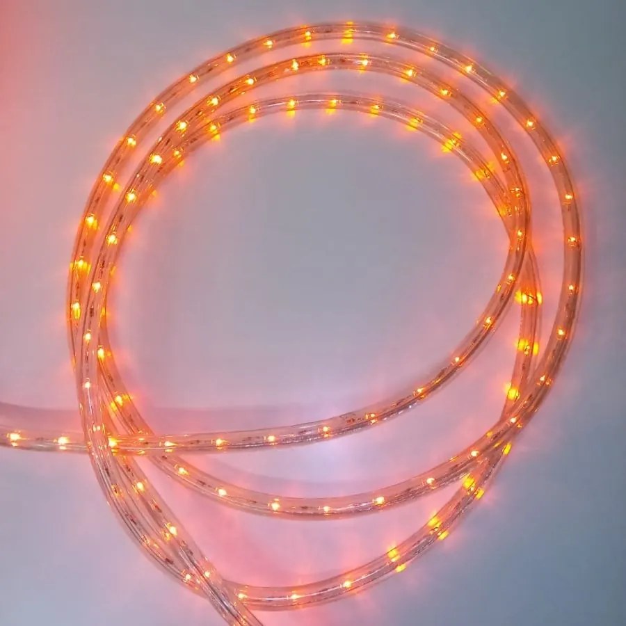 Easy Fix LED hadice venkovní, 1 m, oranžová, 30 diod, IP44, metráž