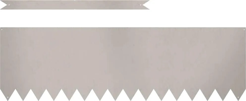Okraj trávníku 30 ks 100 x 0,05 x 30 cm Rezavá 3335787