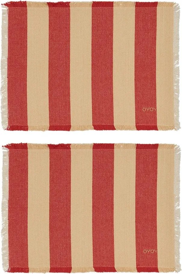 Prostírání v sadě 2 ks z bio bavlny 36x48 cm Toppu – OYOY Living Design