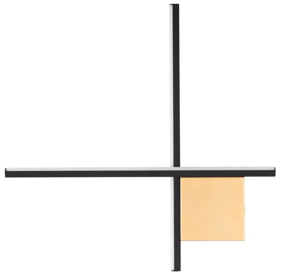 Designové nástěnné svítidlo Cross 50 zlatá