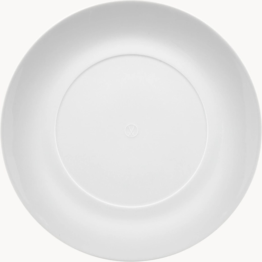 Sada ručně vyrobených mělkých talířů z porcelánu Cosmopolitan, 2 díly