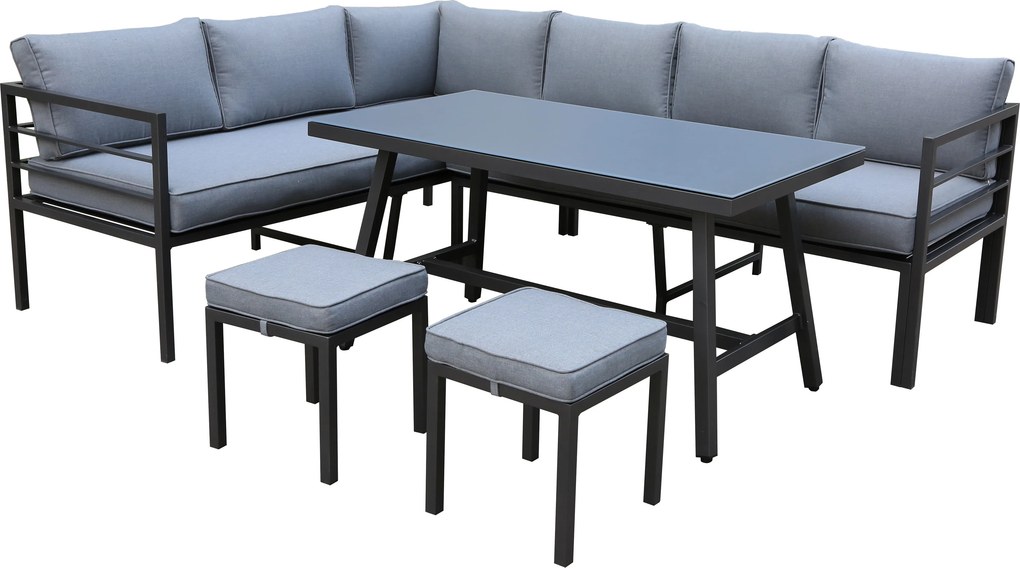 Doppler YORK SET - hliníková zahradní sedací souprava - Rozbalené zboží (N639)