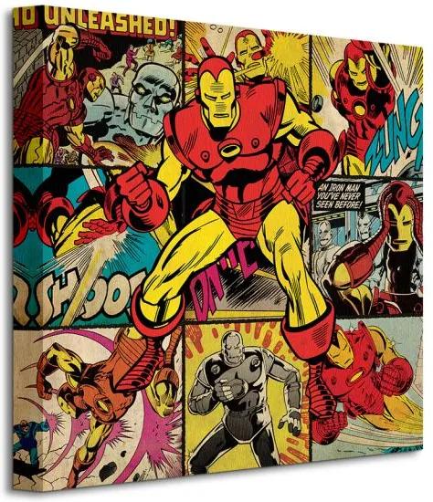 Obraz na plátně Marvel (Iron Man Squares) 40x40cm WDC95430
