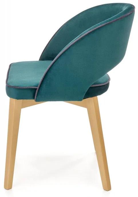 Židle MARINO (Emerald / Medový dub)