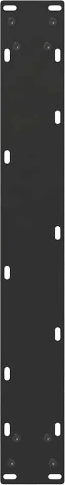 vidaXL Nohy k jídelnímu stolu ve tvaru U, 2 ks, ocel, 70 x (72-73) cm, ocel [4013185] Barva: Černá