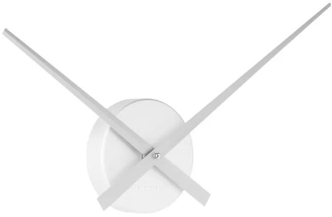 Time for home Stříbrné nástěnné hodiny Pointer 28 cm