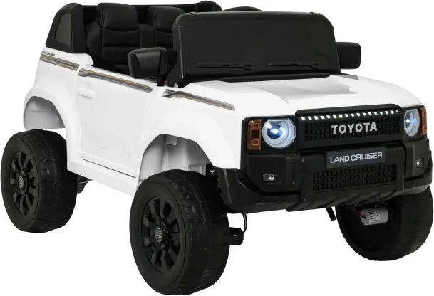 Elektrické autíčko Toyota Land Cruiser PRADO bílé