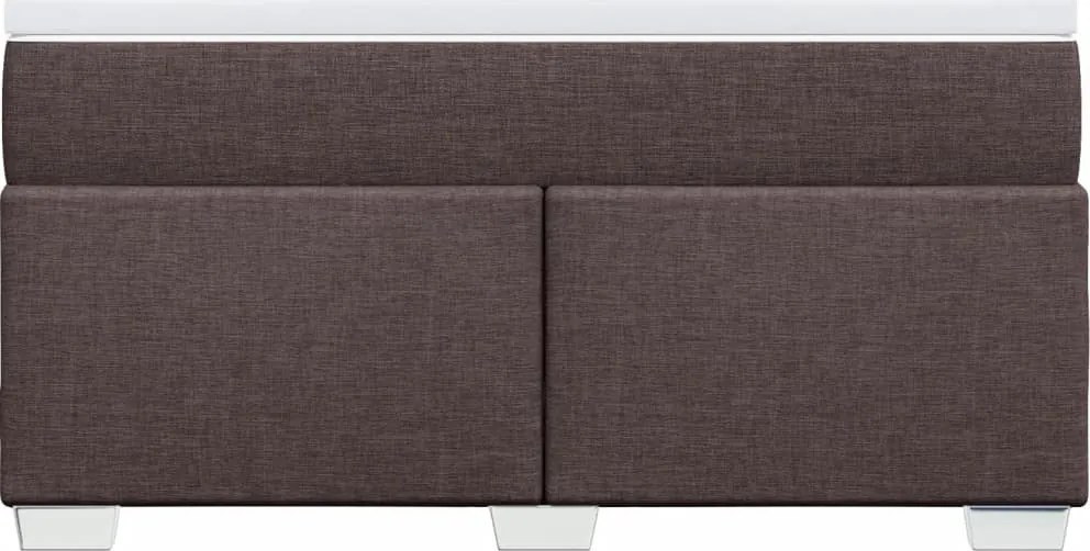 vidaXL Box spring postel s matrací 140x200 cm textil [3285137] Barva: Černá