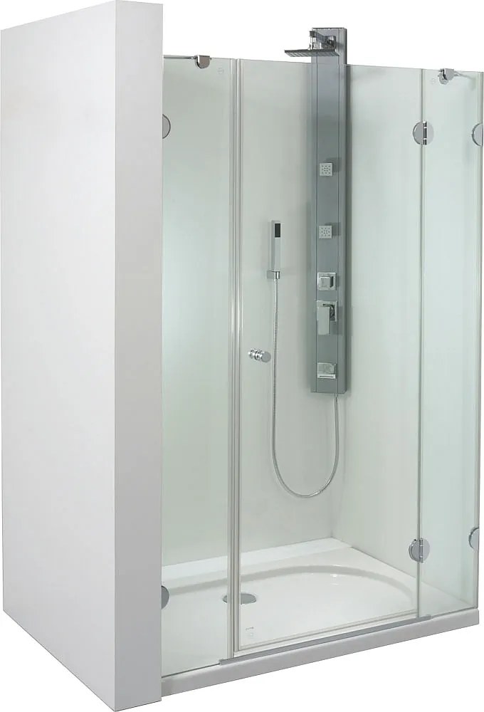 Sprchové dveře jednodílné (PSDKR 1/120 L SKLO) TEiKO