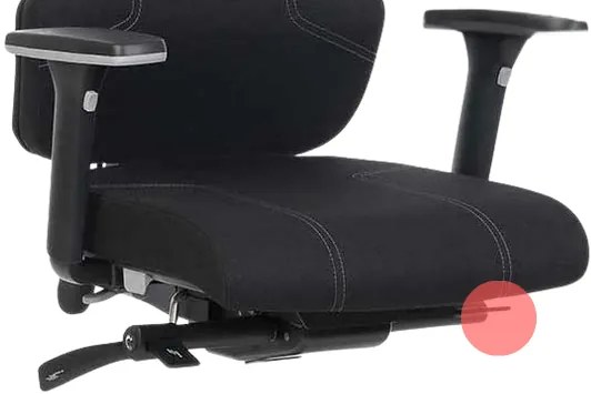MERCURY Ergonomická kancelářská židle DELI - černá látka