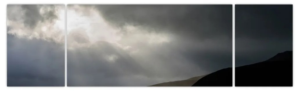 Obraz blížící se bouřky (170x50 cm)