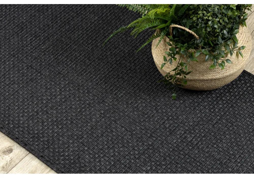 Kusový koberec Dobela černý atyp 70x250cm