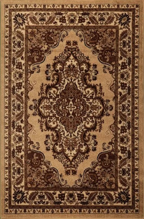 Vopi | Kusový koberec Medailon 6985 beige cream - 80 x 150 cm