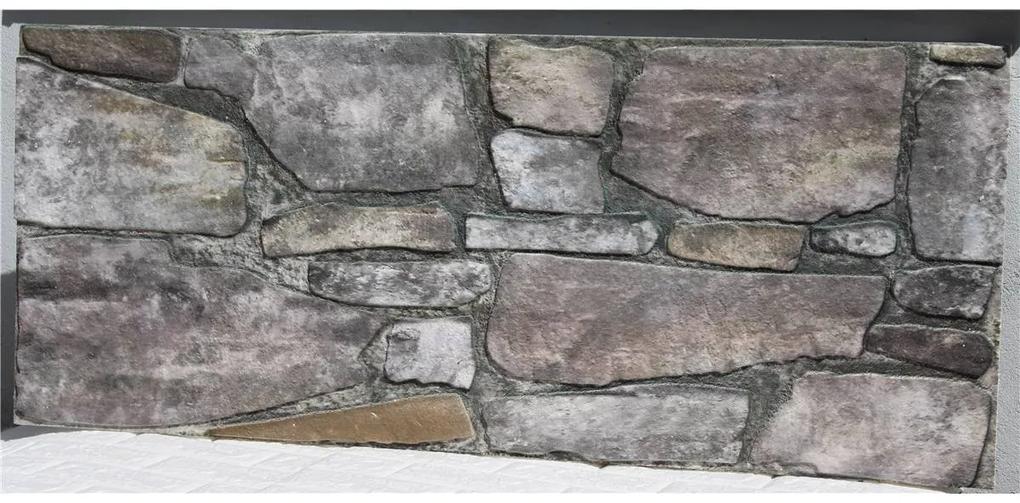 Dekorační extérierový panel - Kámen skládaný šedohnědý