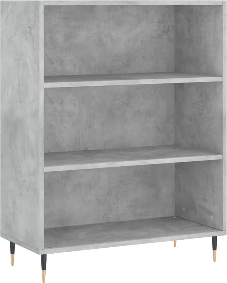 Skříň betonově šedá 69,5 x 32,5 x 180 cm kompozitní dřevo 3189553