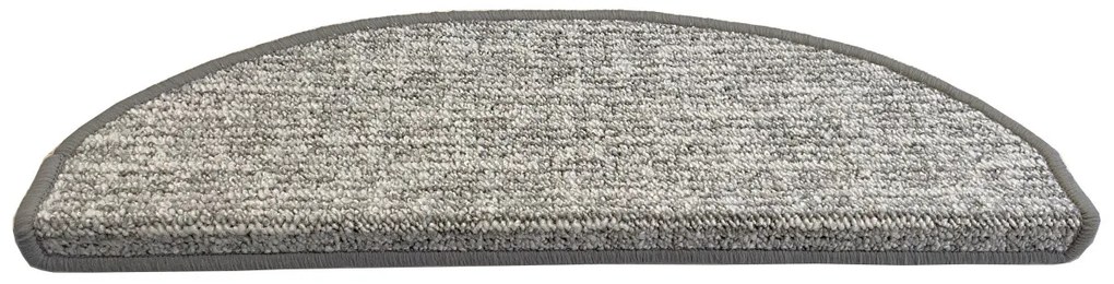 Vopi Nášlapy na schody Alassio šedé půlkruh, samolepící - 28x65 půlkruh (rozměr včetně ohybu)