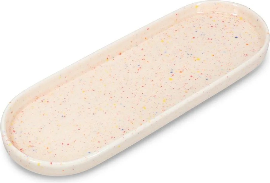 Servírovací porcelánový tác 10x28,5 cm Fika – ONA