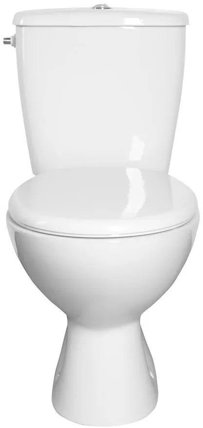 Aqualine MIGUEL WC kombi, dvojtlačítko 3/6l, spodní odpad, bílá LC2258