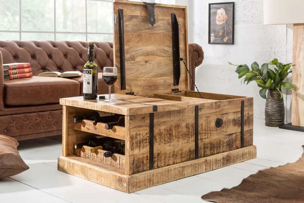 Konferenční stolek Winebar, 100 cm, mango