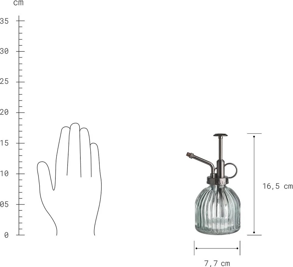 BOTANIC Rozprašovač na květiny 200 ml - zelená