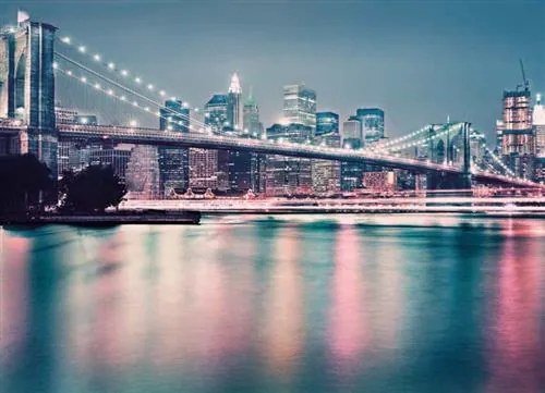 Fototapeta Brooklynský most, rozměr 368 cm x 254 cm, fototapety Komar 8-731
