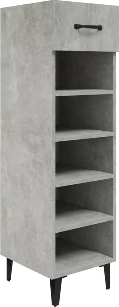 vidaXL Botník 30 x 35 x 105 cm kompozitní dřevo [812811] Barva: šedá sonoma