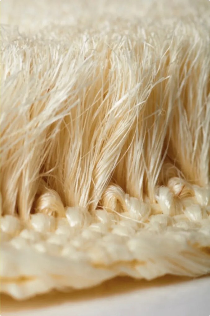 Natur Masážní žínka do sauny velká sisal se štětinkami