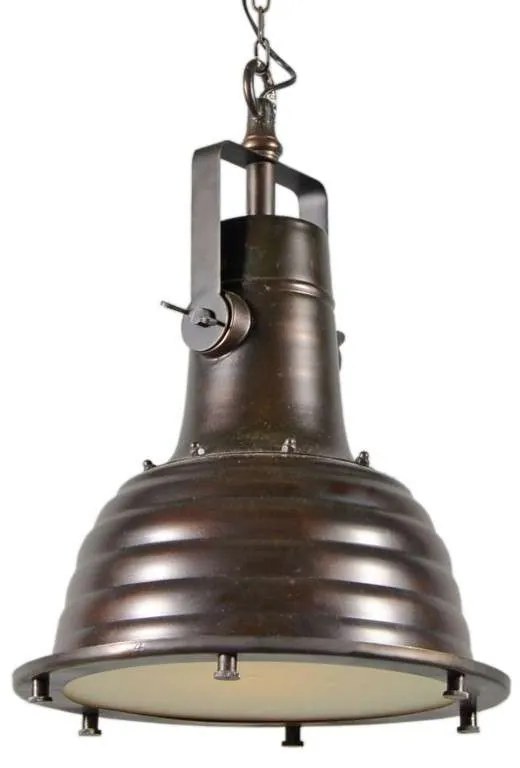 Závěsná lampa Kiran bronz