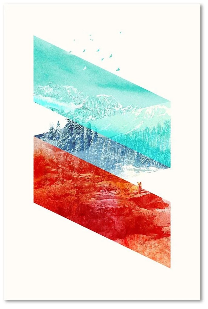 Gario Obraz na plátně Hory v barvách - Robert Farkas Rozměry: 40 x 60 cm