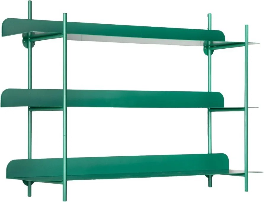 Zelená patrová kovová police 60 cm Cool Retro – PT LIVING