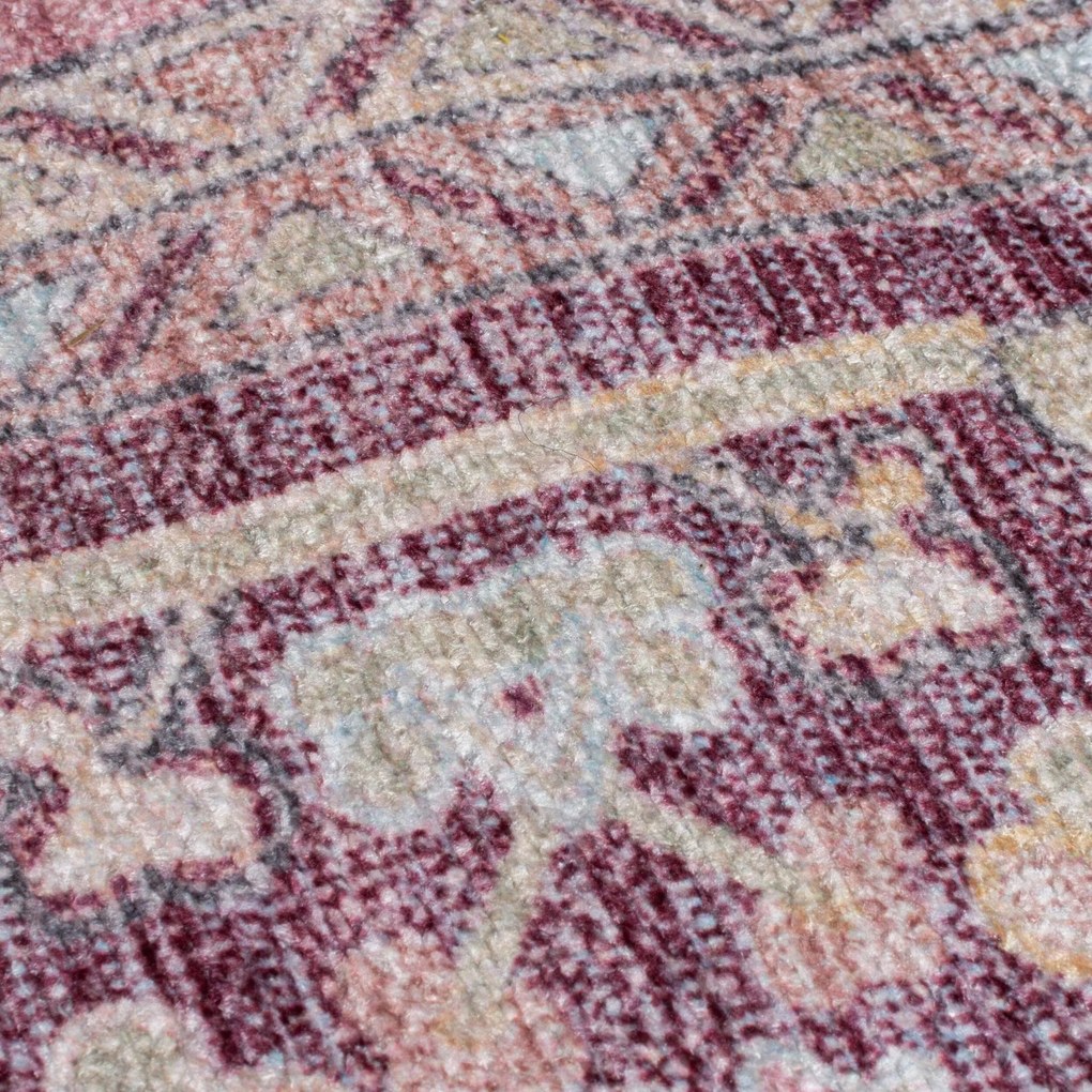 Flair Rugs, Kusový koberec Hebden Windsor Pink, 160x230, růžová, ložnice