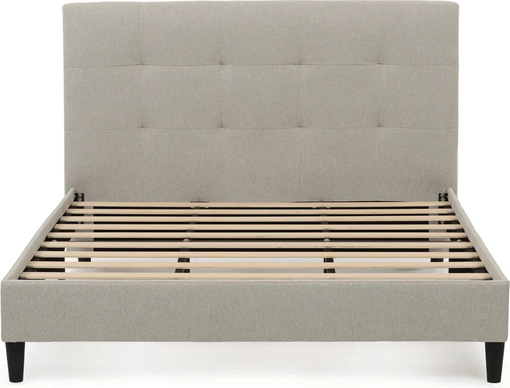 Autronic Čalouněná dvoulůžková postel BED-M160 Barva potahu: Krémová
