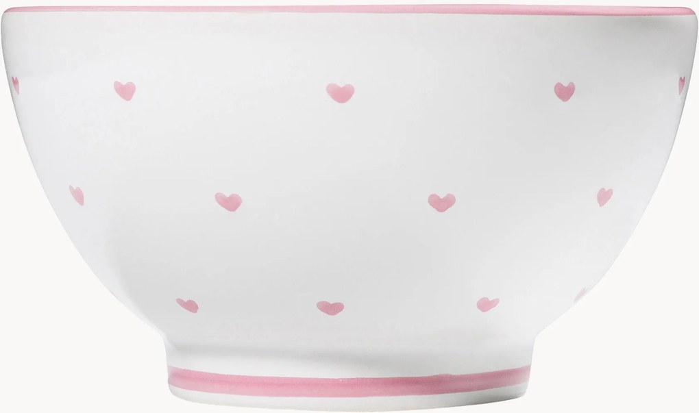 Ručně vyrobená miska Herzerl Rosa