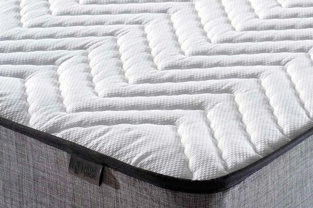 Designová postel Eliava 160 x 200 cm šedá