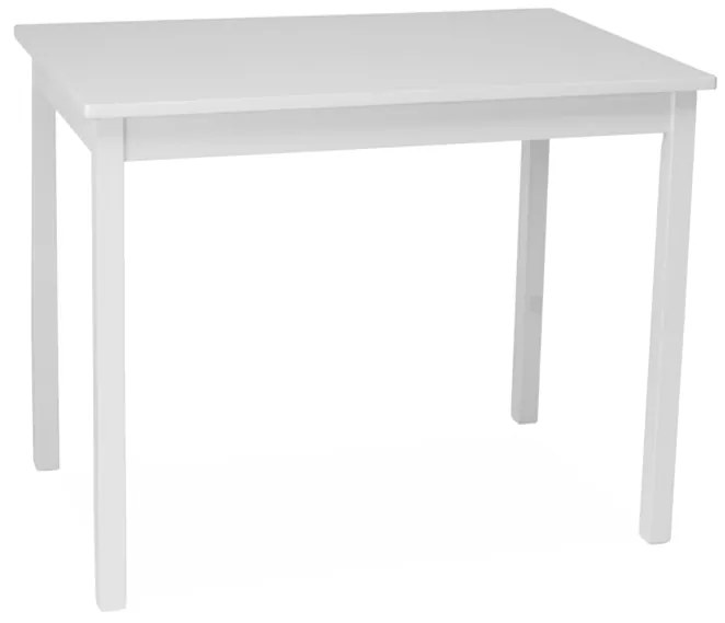 MAXIVA Jídelní stůl - FIORD, 80x60, bílá