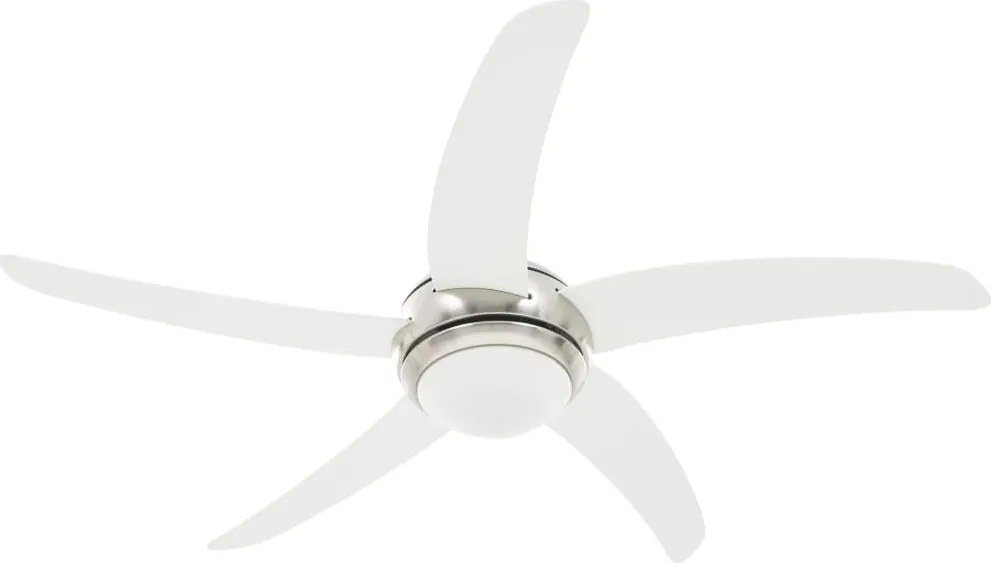 vidaXL Ozdobný stropní ventilátor se světlem 128 cm [50538] Barva: světle hnědá