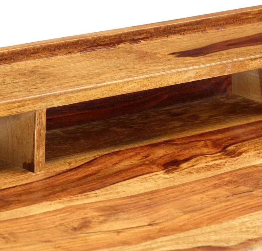 Petromila Psací stůl 115 x 50 x 58 cm masivní sheeshamové dřevo