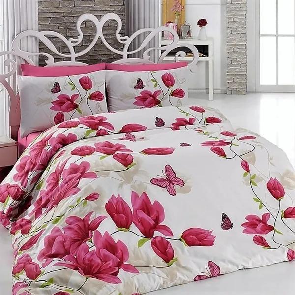 BedTex povlečení bavlna Alize Pink 140x200+70x90+50x70 cm
