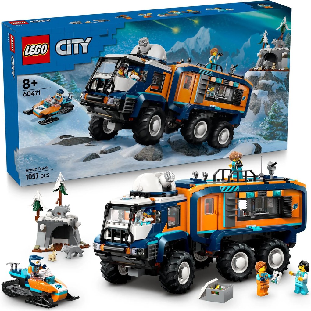 Lego city 60471 nákladní auto s laboratoří pro průzkumníky arktidy 5702017812670