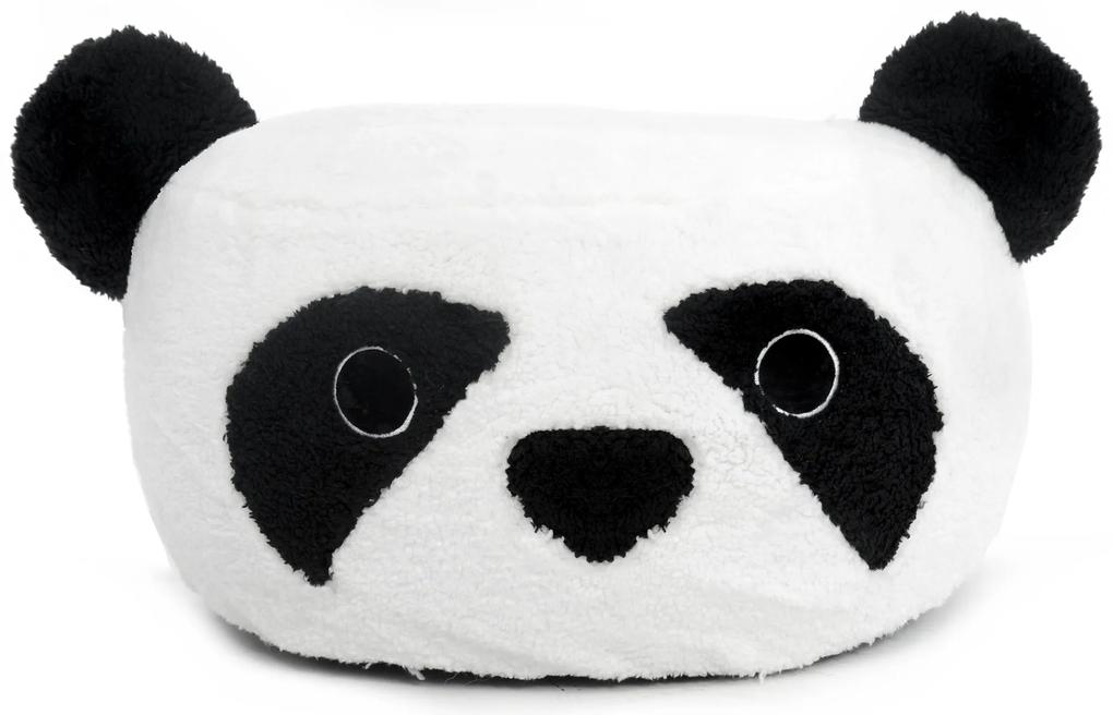 Plyšový puf Panda 60x30cm