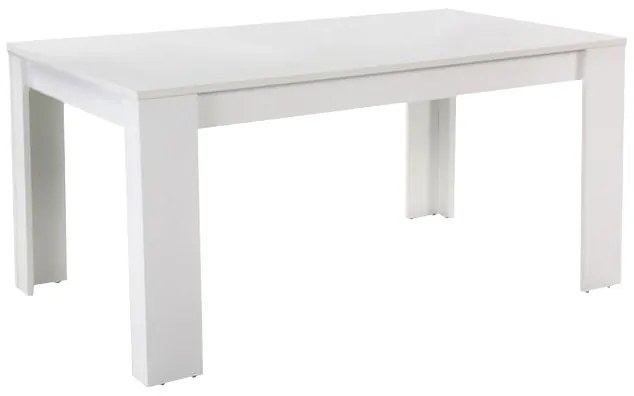 Tempo Kondela, s.r.o. Jídelní stůl TOMY,140x80 cm, bílý