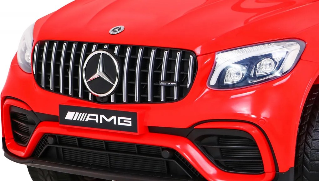 Ramiz Elektrické autíčko Mercedes Benz GLC63S SUV pro děti červené + dálkové ovládání