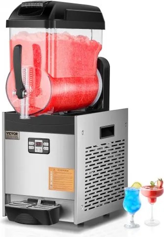 Výrobník mražených nápojů 12 L Komerční Slushy Stroj Margarita Smoothie – XRJ12LX1