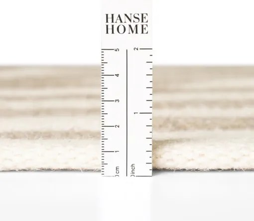Oboustranný koberec Hanse Home Vika šedý / přírodní / bílý