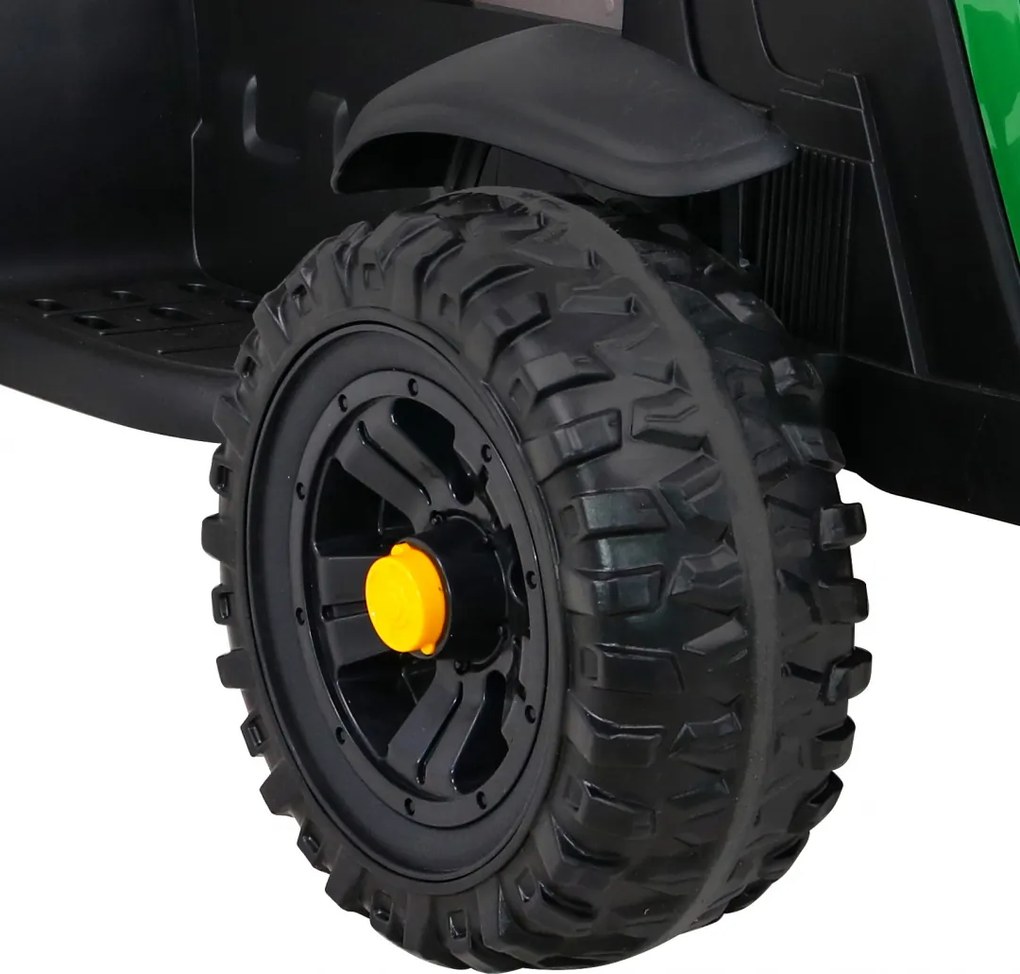 Ramiz Titánový traktor s přívěsem zelený