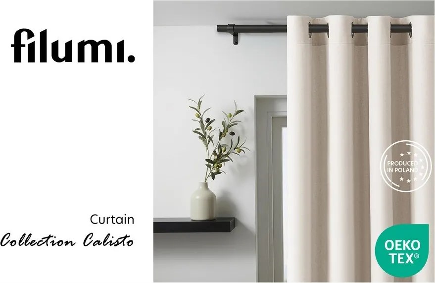 Krémový dimout závěs 140x250 cm Calisto – Filumi